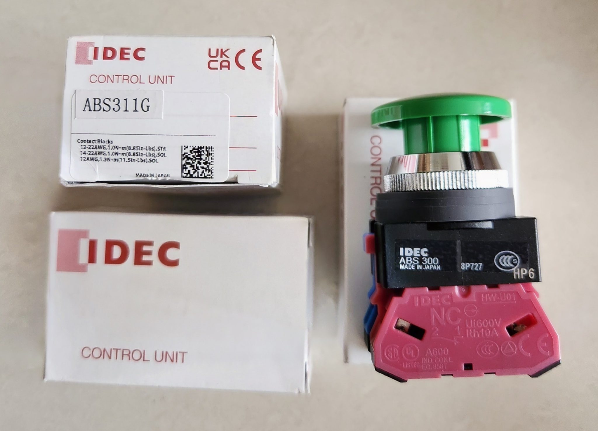 Nút nhấn ABS311G - IDEC - PHONG VÂN, cung cáp các loại thiết bị khí nén ...